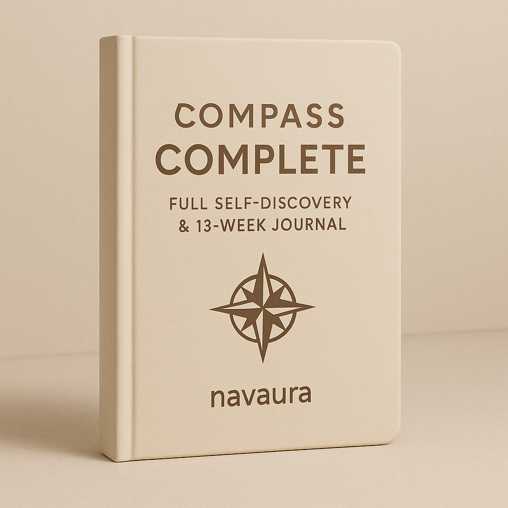Compass Complete: Full Self-Discovery & 13-Week Journal – Navaura